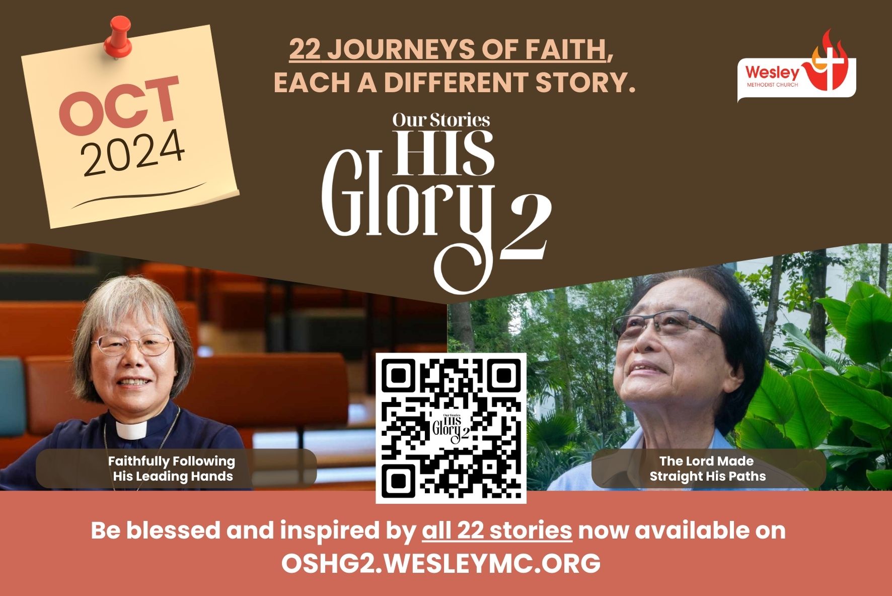 Wesley Weekly - Our Stories His Glory 2-Events